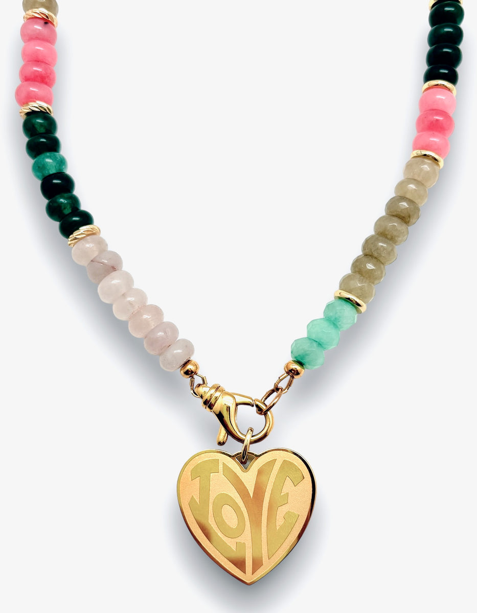 Love Heart Matte Pendant – Shiver + Duke
